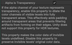 How to recreate "Alpha is Transparency" import setting for images ...