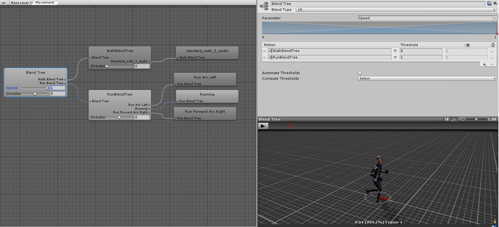 Blend tree animated character slides before animation starts - Unity Engine - Unity Discussions
