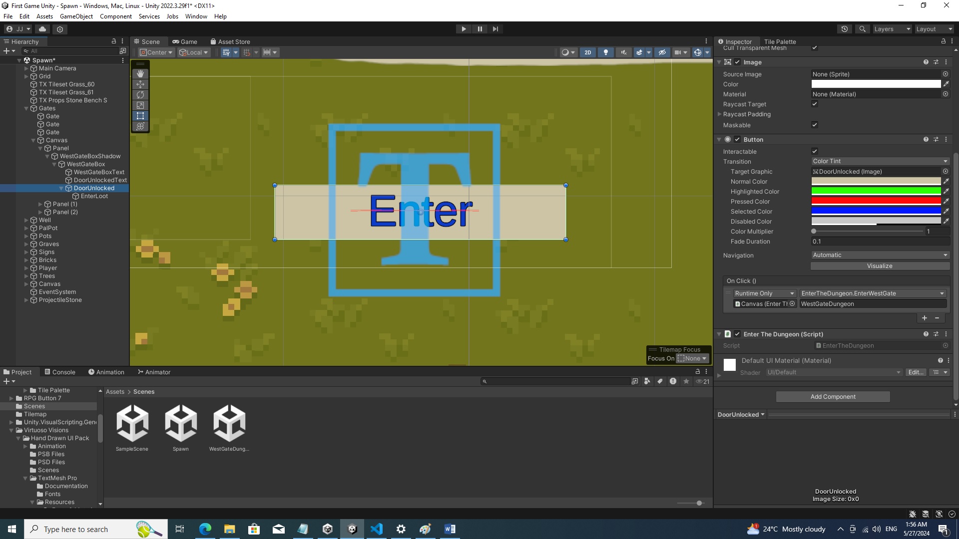 My Button - TextMeshPro does not work, I've tried everything!! - Unity ... My Button - TextMeshPro does not work, I've tried everything!! - Unity ...