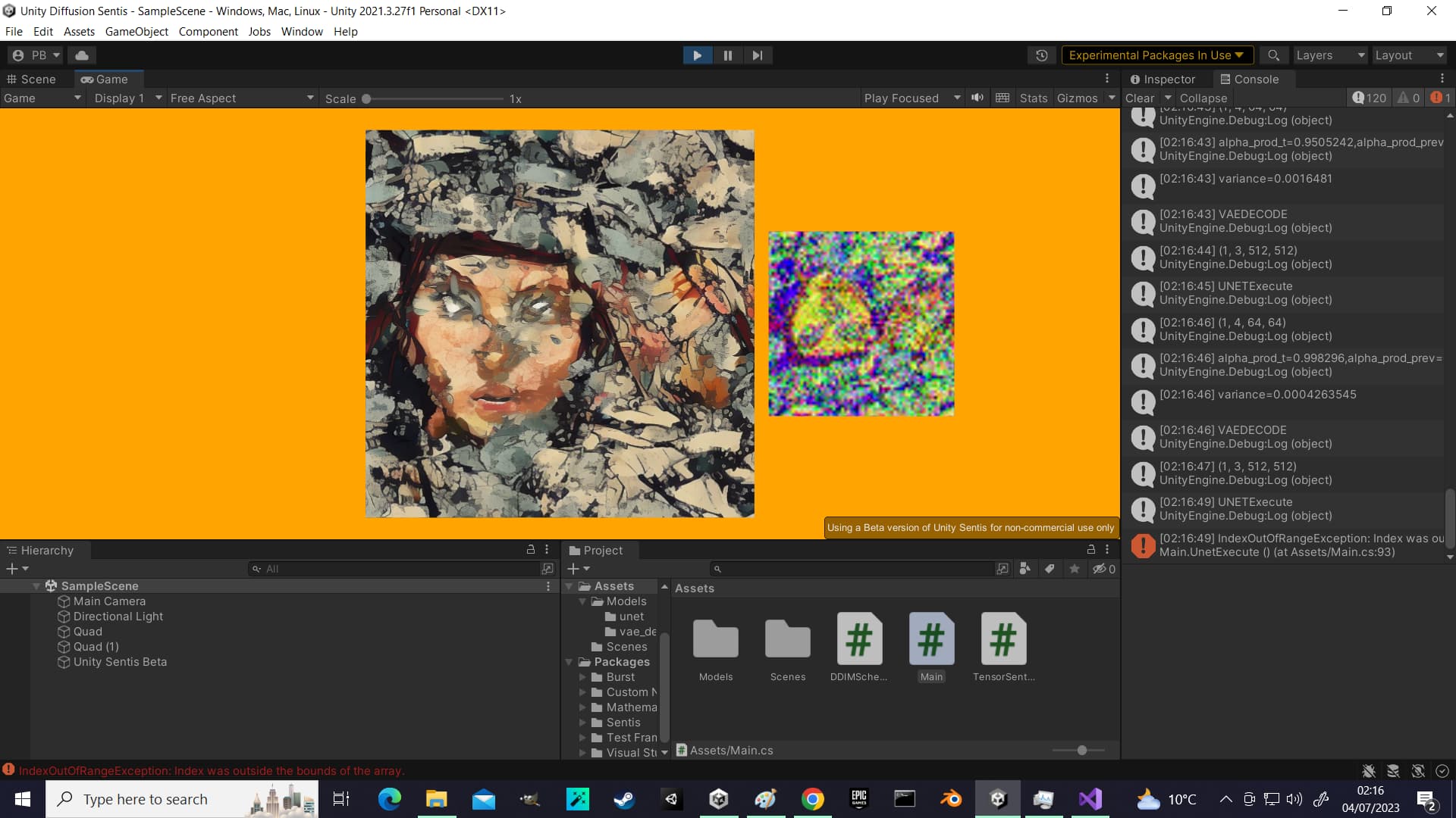Use case: Stable Diffusion - Unity Engine - Unity Discussions