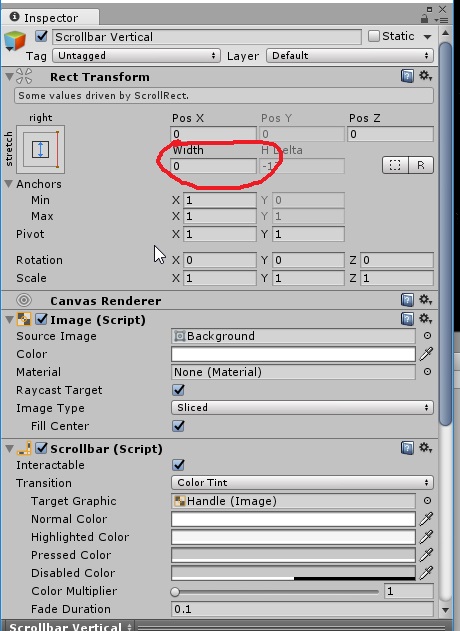 Suppress Horizontal Scrollbar Questions And Answers Unity Discussions