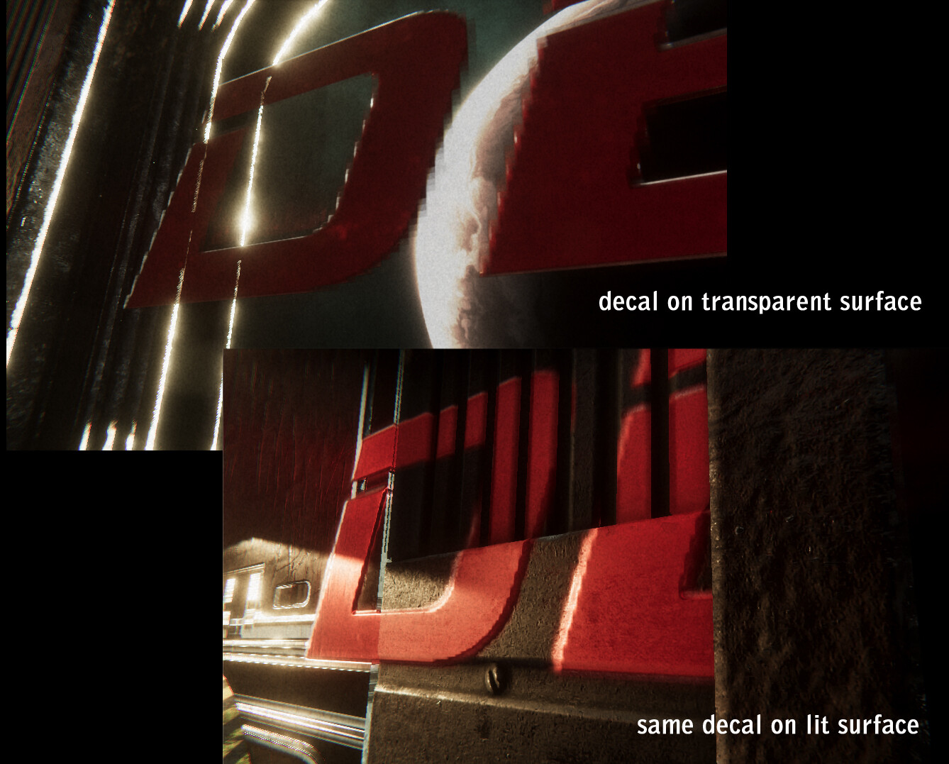 Decals on transparent surface - Unity Engine - Unity Discussions