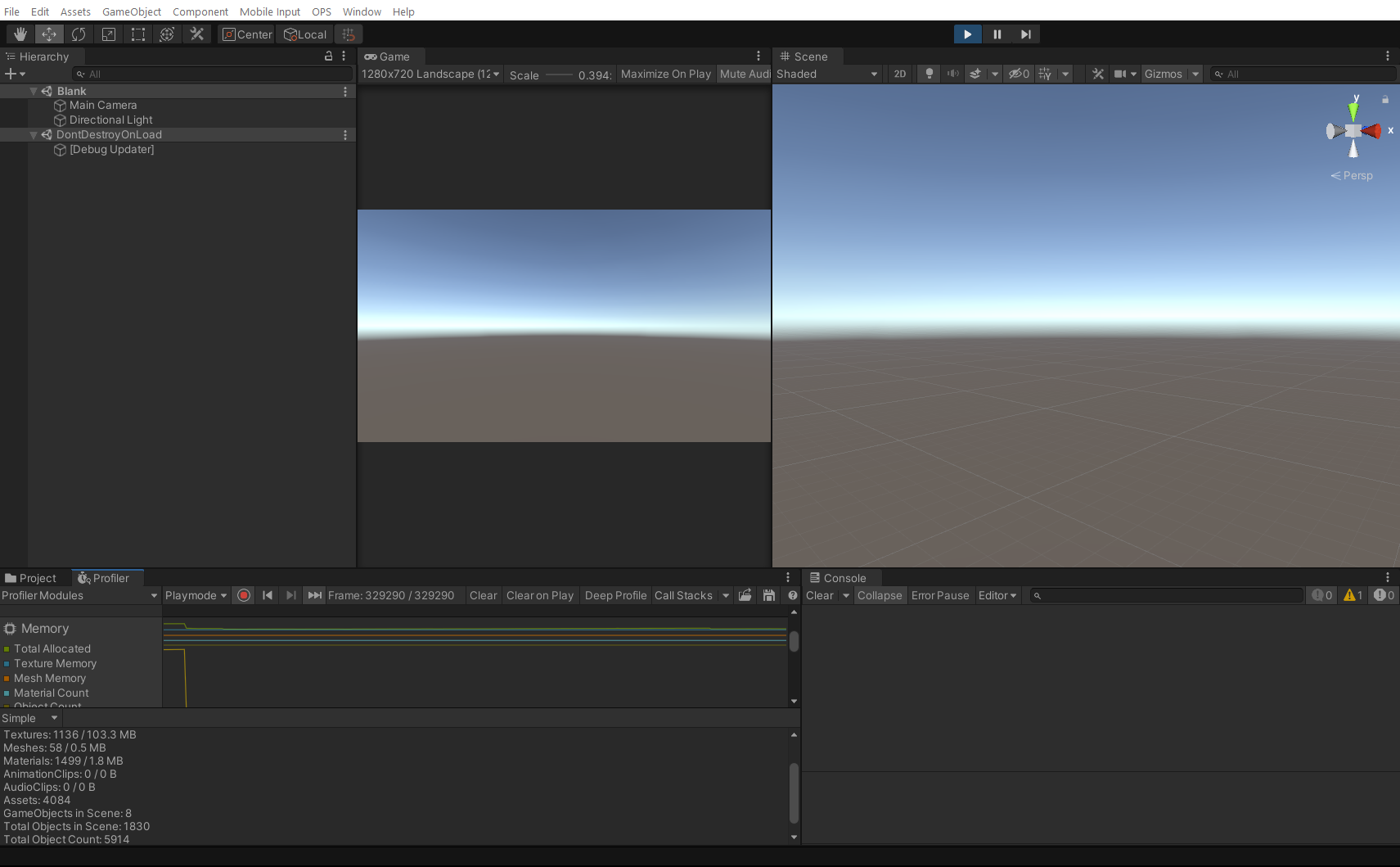 All materials and textures being loaded into scene even tough its empty ...