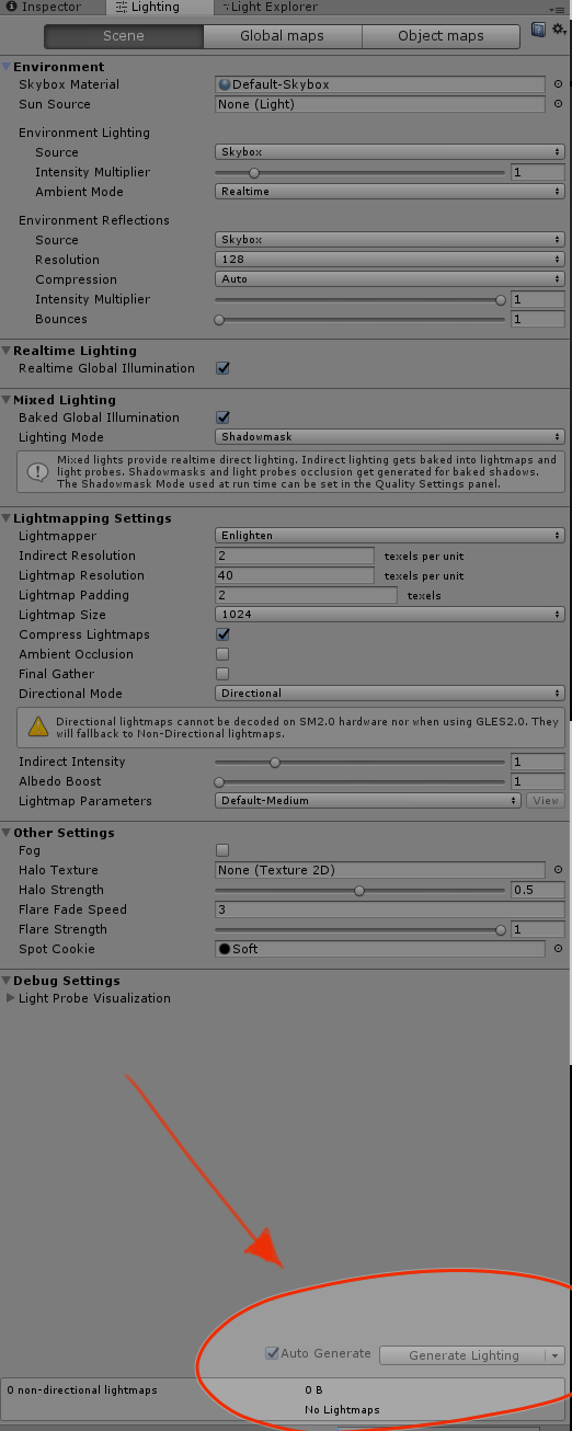 Lightmaps Not Auto Generated When Reloading Scene Questions And Answers Unity Discussions
