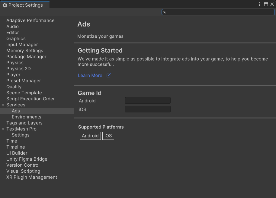 Unity Ads Initialization Failed: INTERNAL_ERROR - Invalid configuration ... Unity Ads Initialization Failed: INTERNAL_ERROR - Invalid configuration ...