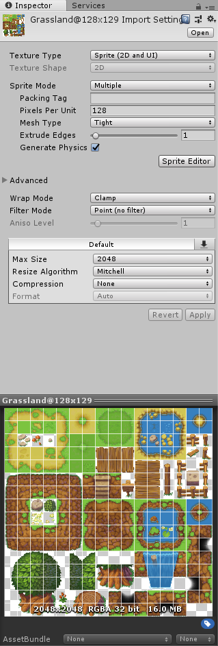 Why is tilemap showing purple squares in scene and in game view? - Unity Engine - Unity Discussions