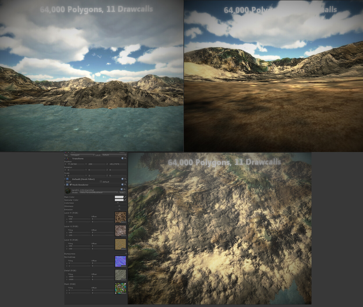 Realistic and Low Poly (!) Terrains with Unity - Community Showcases - Unity Discussions