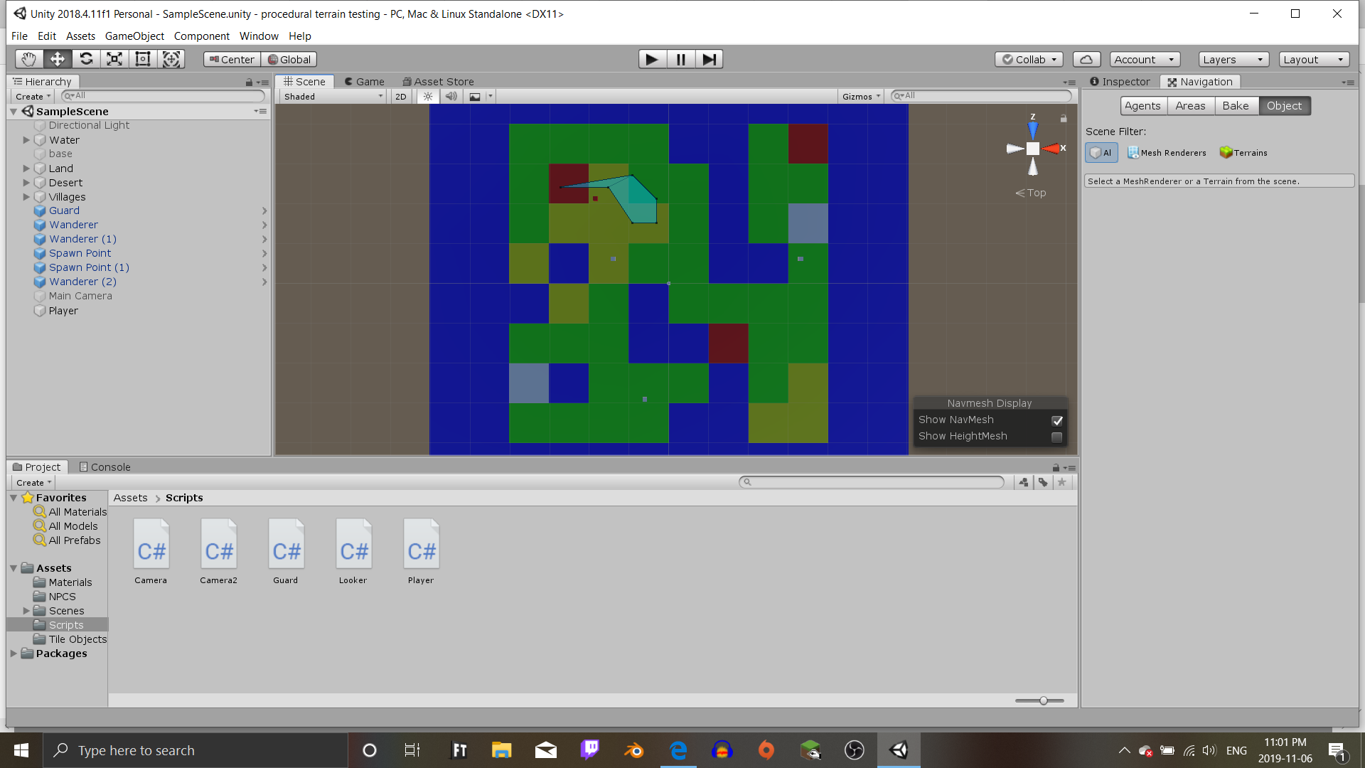 Navmesh Generation on Tile world? - Getting Started - Unity Discussions