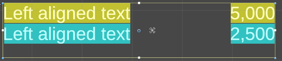 textmeshpro right and left align on same line - Unity Engine - Unity Discussions