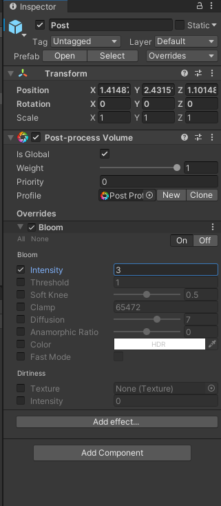 When I'm adding Glow(bloom) effect to my mobile game project framerate ...
