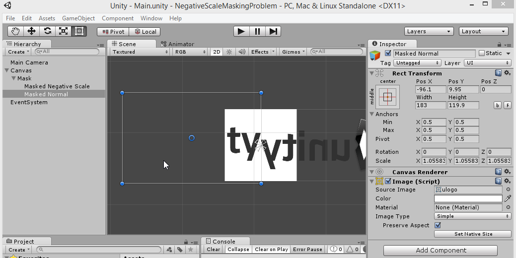 Negative Scale Prevents Masking in new UI - Unity Engine - Unity Discussions