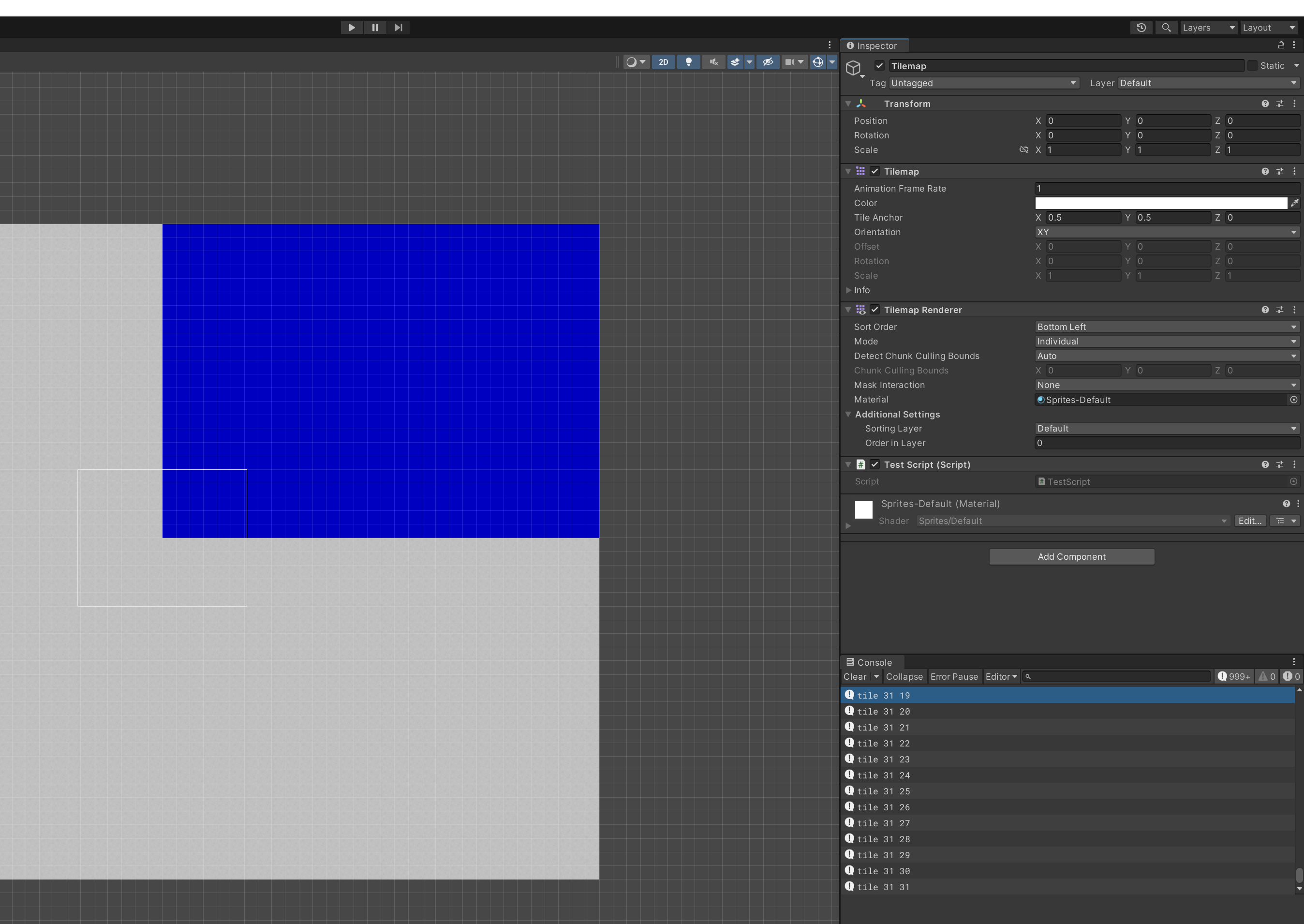 Tilemap is invisible white..... - Unity Engine - Unity Discussions
