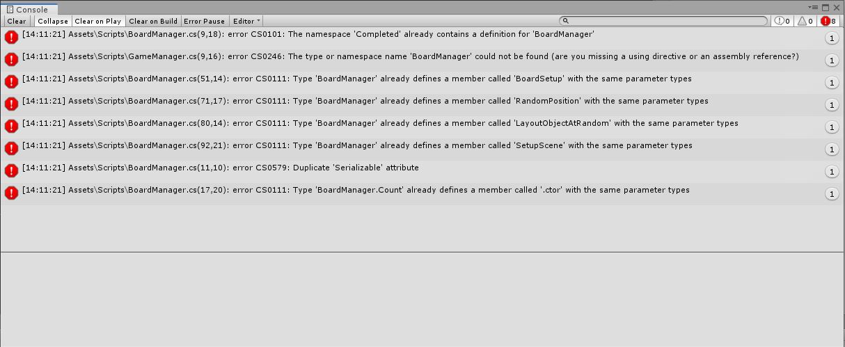 2d Roguelike Tutorial help - Questions & Answers - Unity Discussions