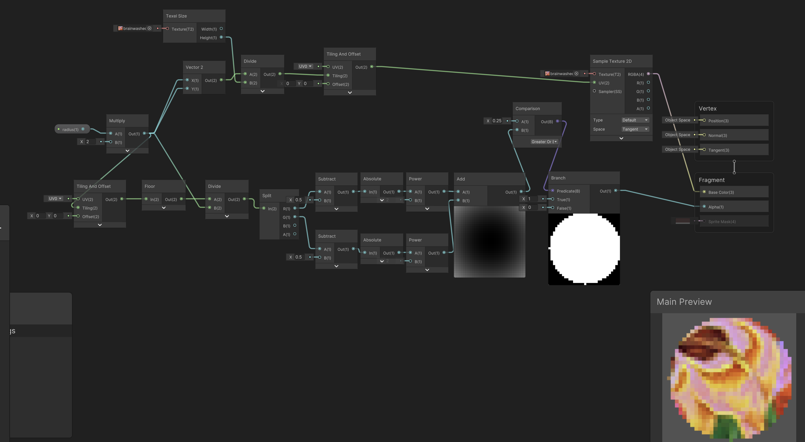 Cant Produce Proper Pixelated Circles With My Shader Unity Engine Unity Discussions 0926