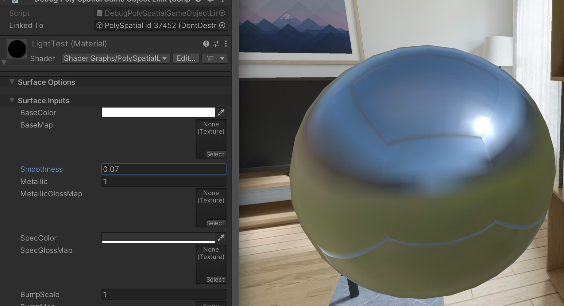 Strange reflection mapping from PolySpatial Lighting Node - Unity Engine - Unity Discussions
