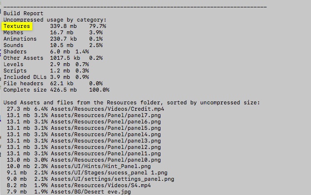 Unity Showing wrong file size in Editor Log - Questions & Answers - Unity Discussions