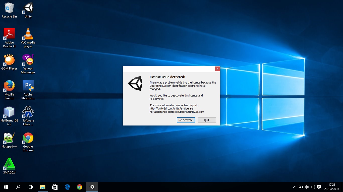 Re-activate Unity-license - Unity Engine - Unity Discussions