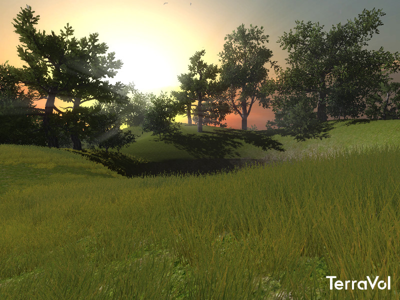 TerraVol: volumetric/voxel terrain system. Dig holes caves in your ...
