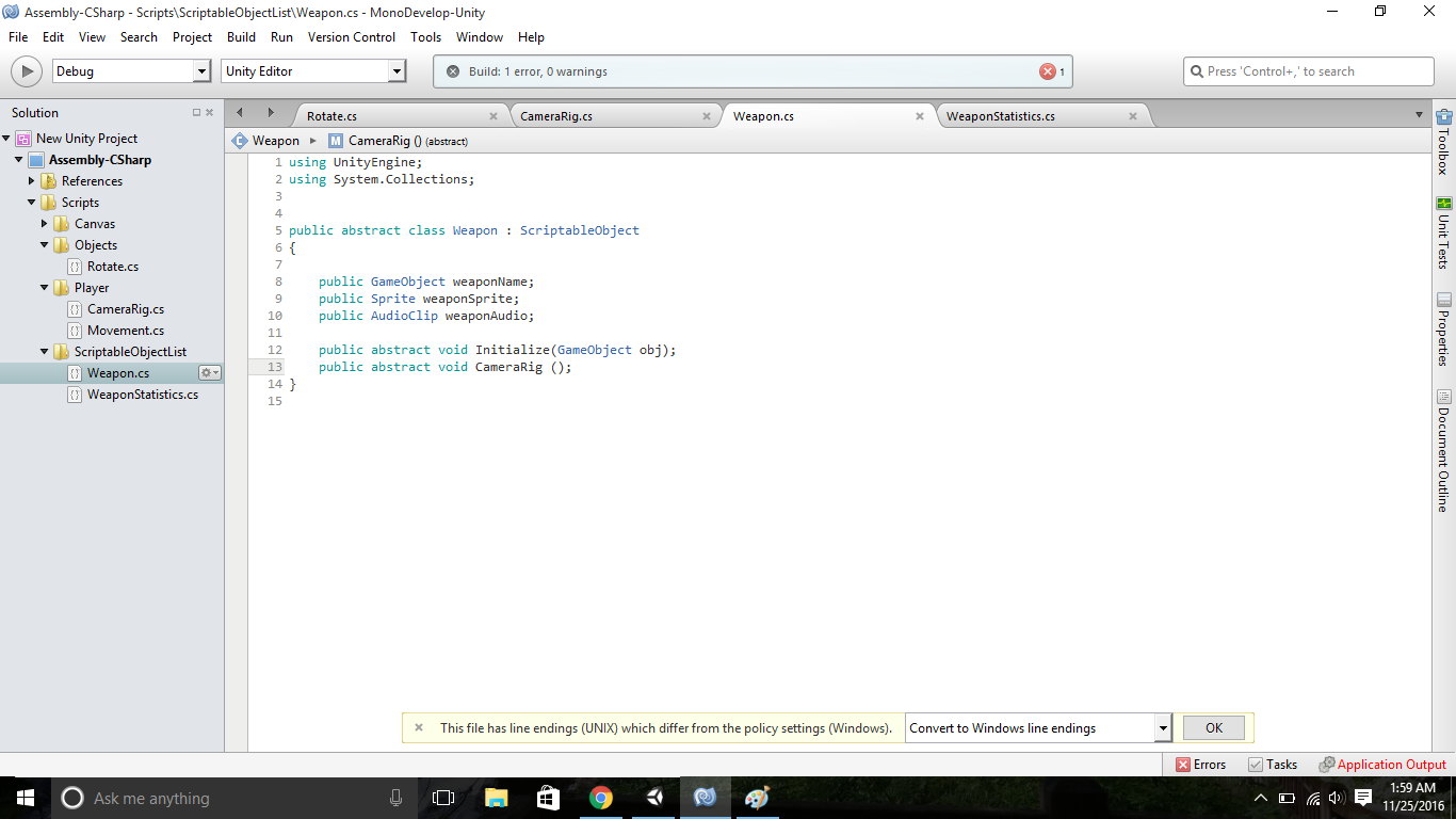 Need Help: Scriptable Objects - Unity Engine - Unity Discussions Need Help: Scriptable Objects - Unity Engine - Unity Discussions