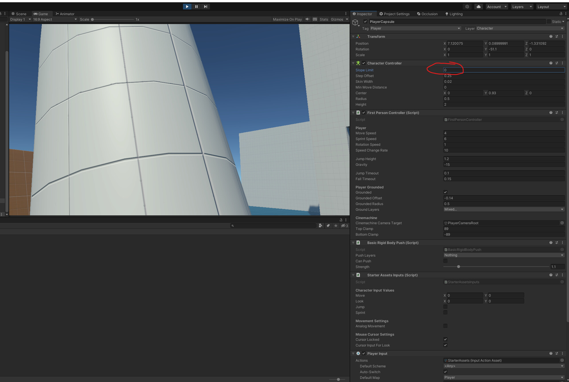CharacterController, Slope Limit being ignored by rounded collider primitives - Unity Engine ...