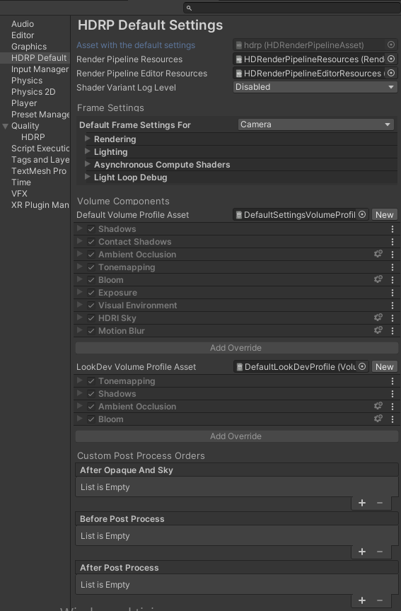 Rendering Errors with HDRP - Unity Engine - Unity Discussions Rendering Errors with HDRP - Unity Engine - Unity Discussions