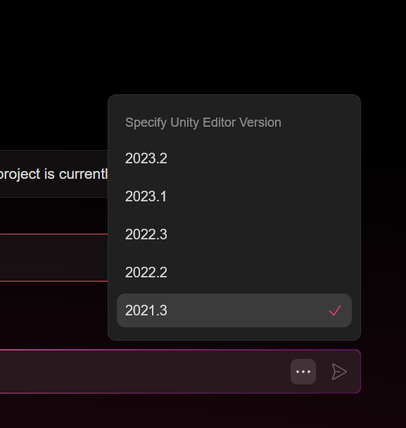How do you unselect a specific Unity version once you've selected one? - Muse - Unity Discussions