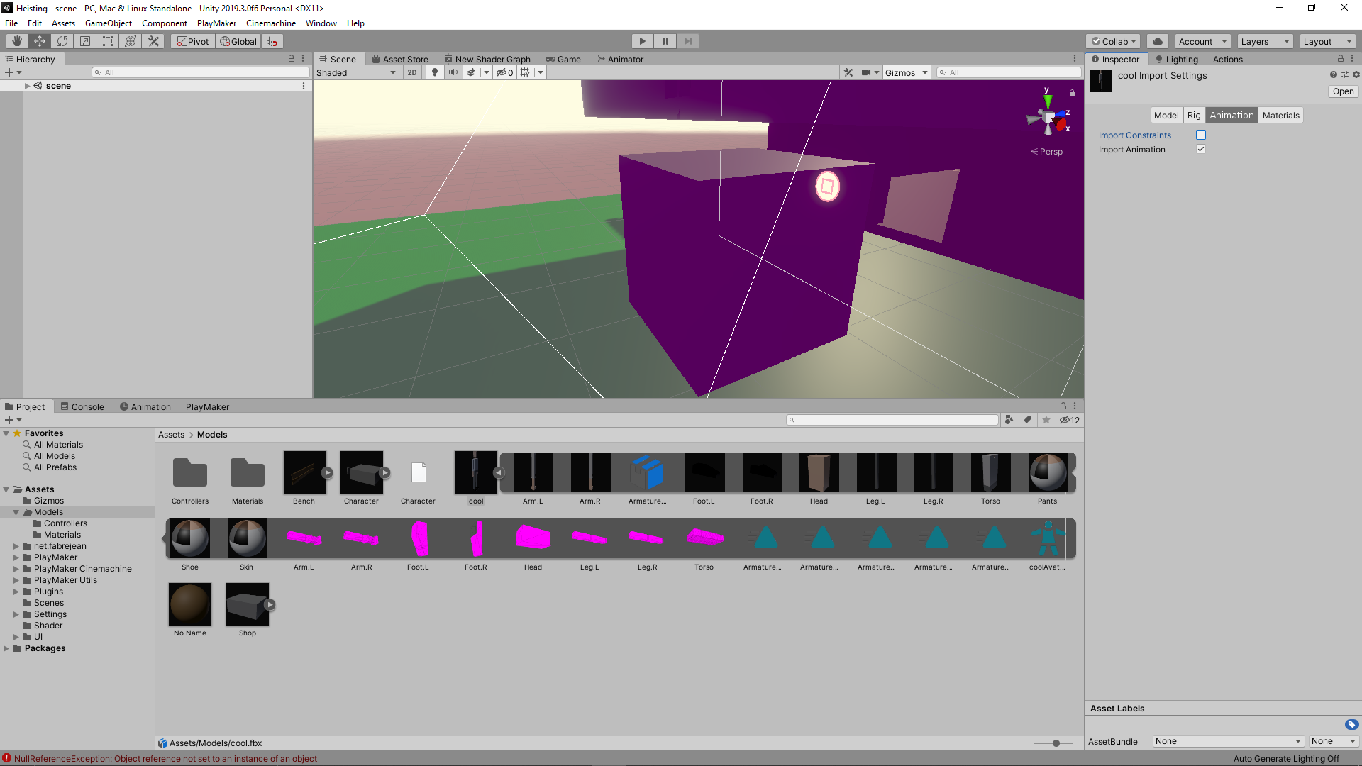 Blender To Unity Fbx Not Importing Animations Unity Engine Unity 