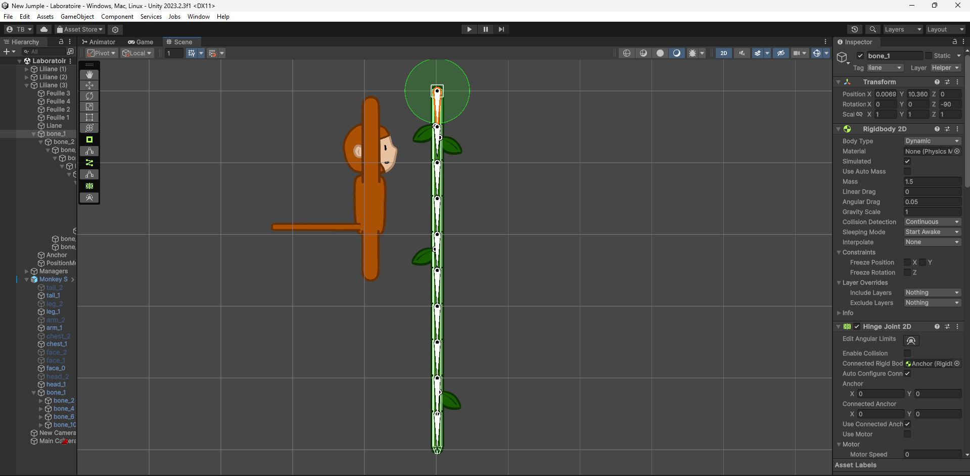 HingeJoint2D bouncing, does'nt work correctly - Questions & Answers - Unity Discussions