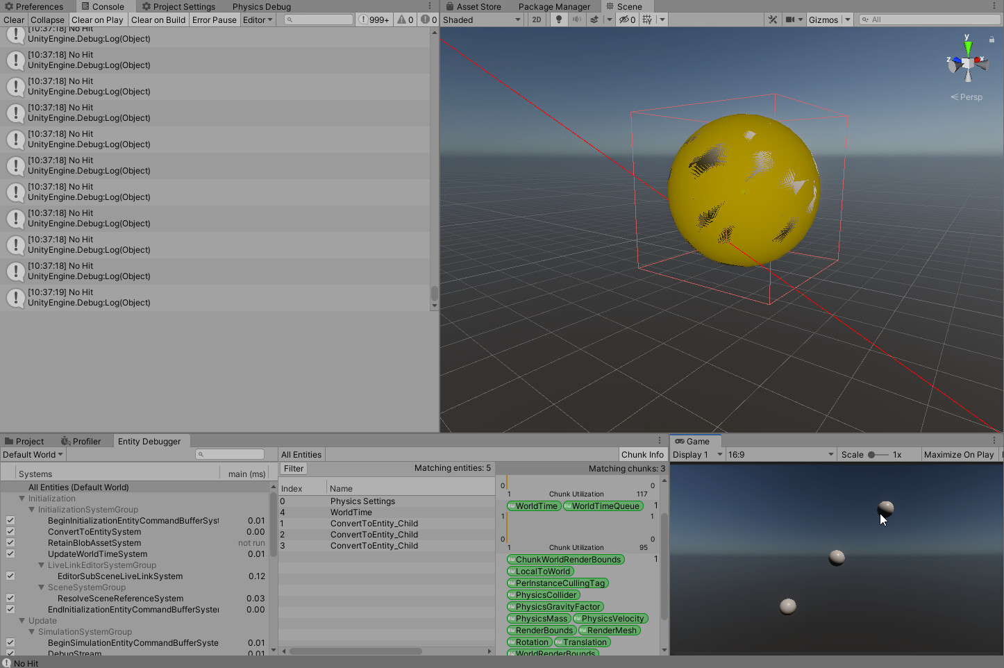 collider out of position when use Unity.Physics raycast - Unity Engine - Unity Discussions
