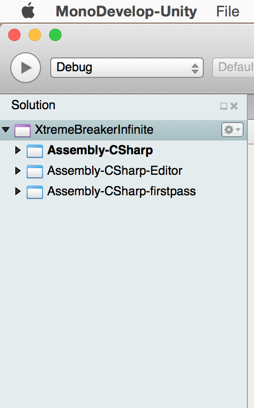 Monodevelop No Longer Showing Assembly Unityscript Sections Questions And Answers Unity