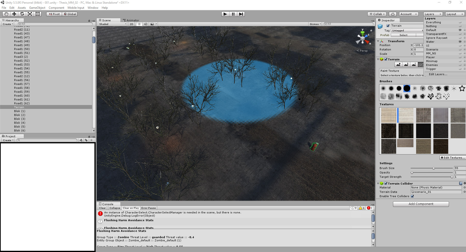 I cannot see the terrain brush anymore. - Questions & Answers - Unity ...