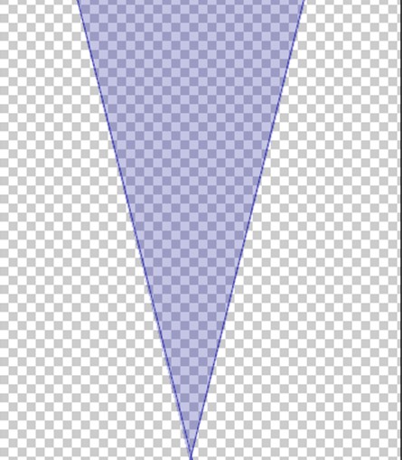 How to fill with translucent color the space between two lines in ...