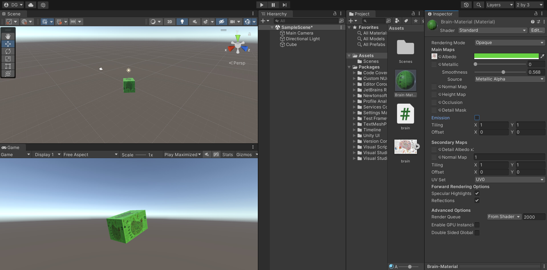 Image on a Cube - Unity Engine - Unity Discussions