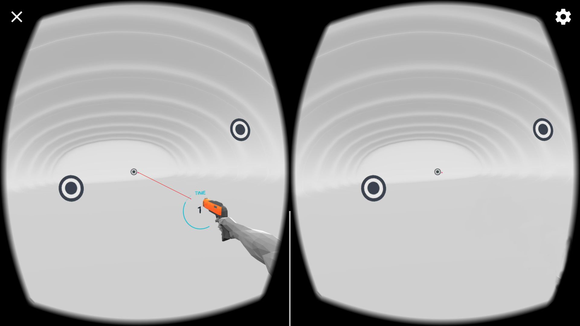 How to show 2 different projection images in virtual reality?,How to show different projection ...