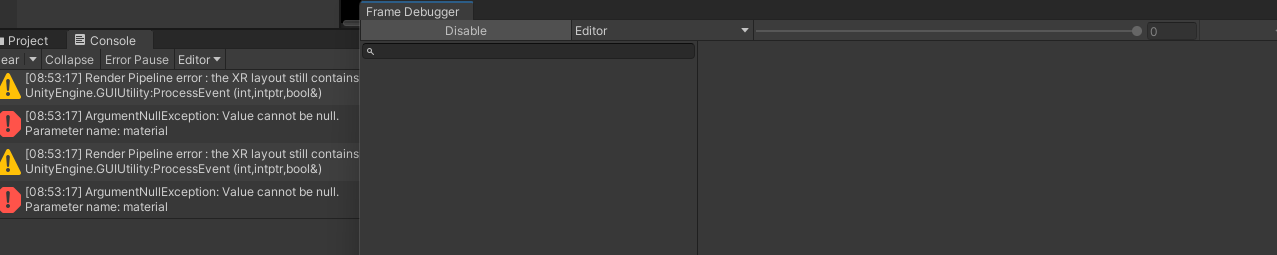Fullscreen blit raises a Null Reference Exception when using Blitter API on a 2D project - Unity ...