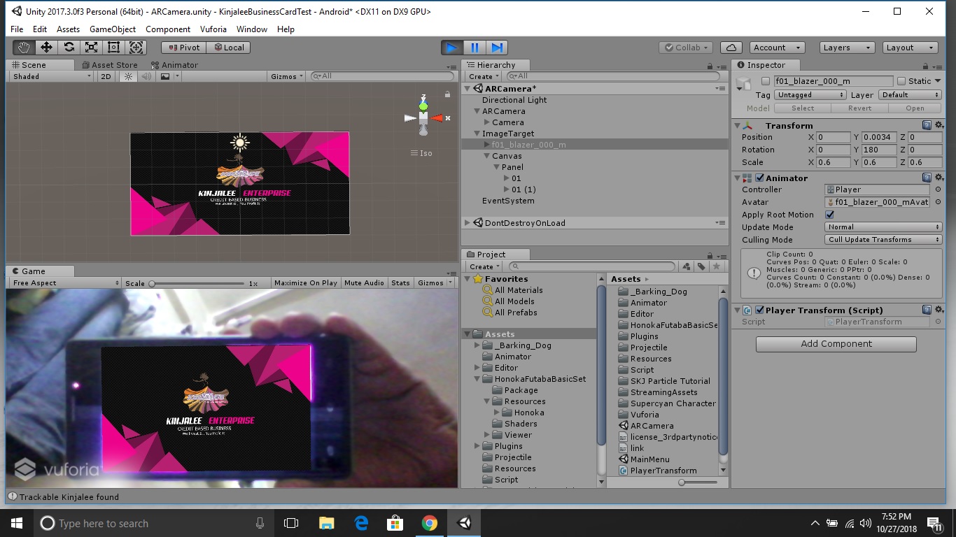 UI SET ACTIVE WITH IMAGE TARGET - Unity Engine - Unity Discussions