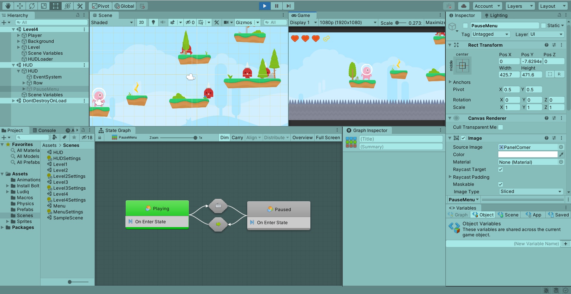 Unity Bolt Tutorial - Pause Menu Lesson - Unity Engine - Unity Discussions