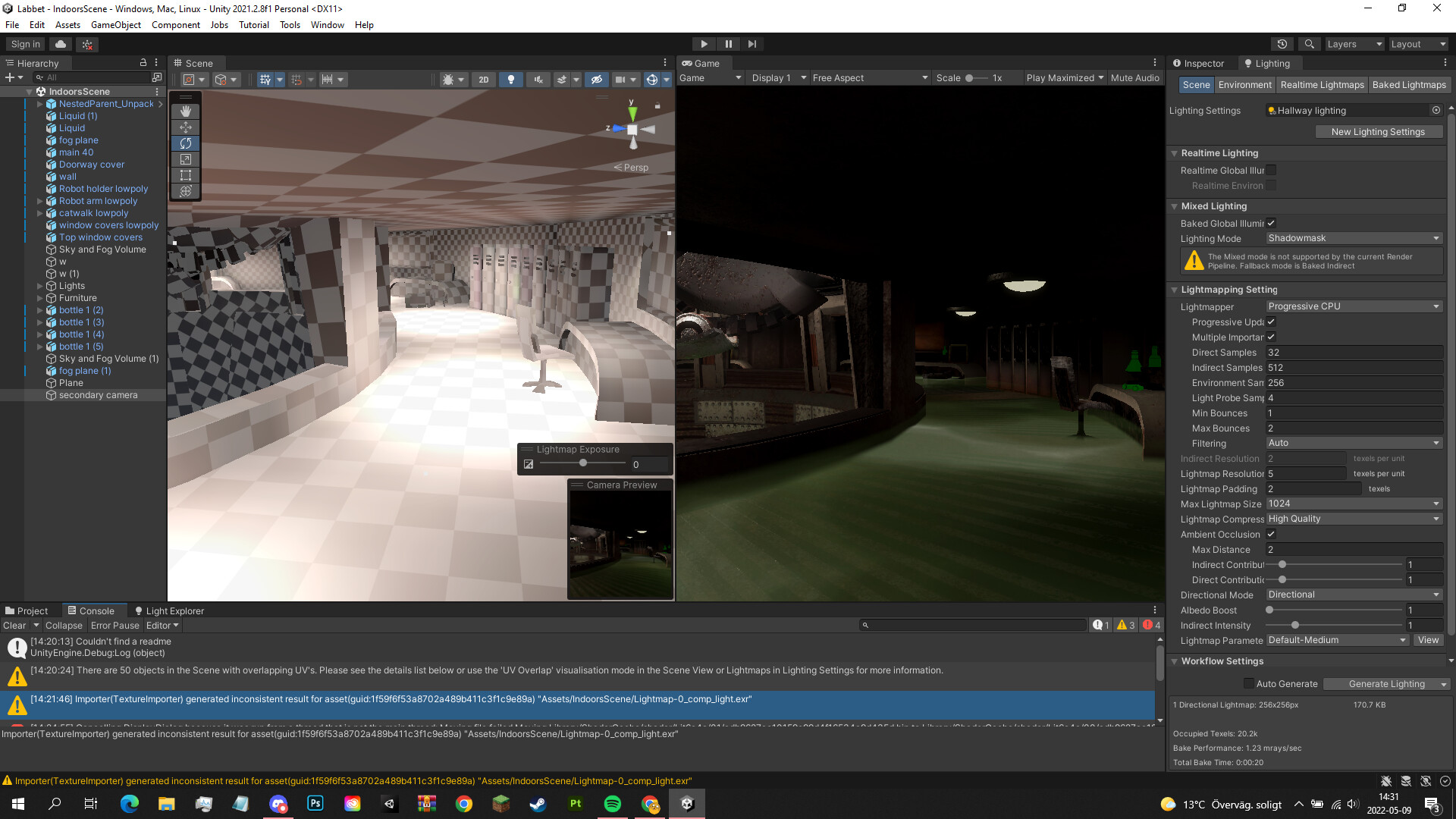 Lightmap not affecting the scene - Unity Engine - Unity Discussions