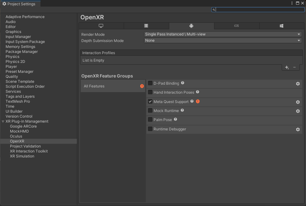 OpenXR Interaction Features on Quest - Unity Engine - Unity Discussions