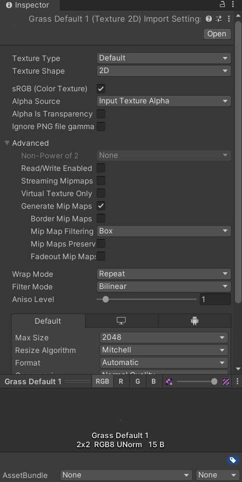 2x2 bitmap to material, not showing/scale-able - Unity Engine - Unity Discussions