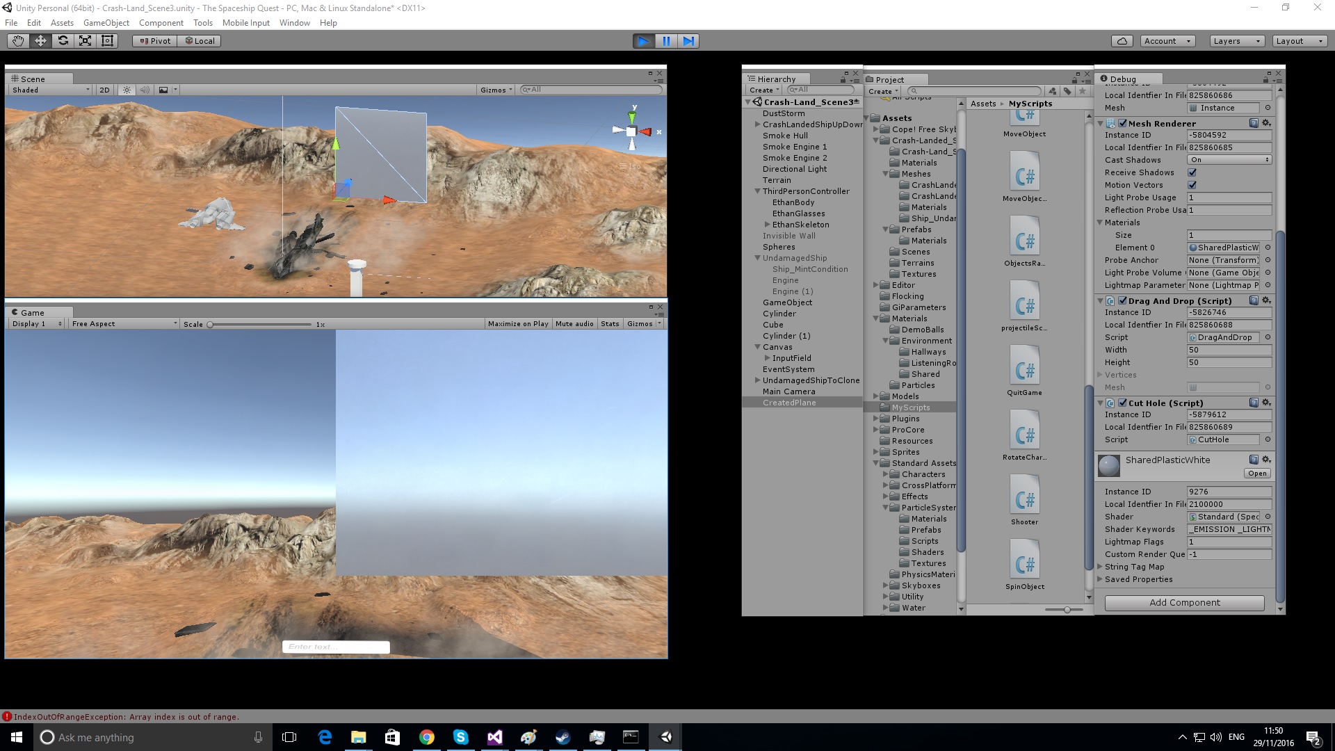 Why RaycastHit.triangleIndex return -1 ? - Questions & Answers - Unity Discussions