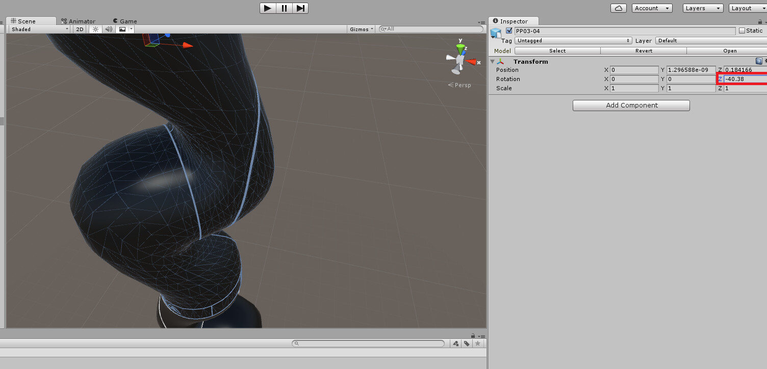 How to get a rotation of a robot's axis displayed on the editor directly on C# ? - Unity Engine ...