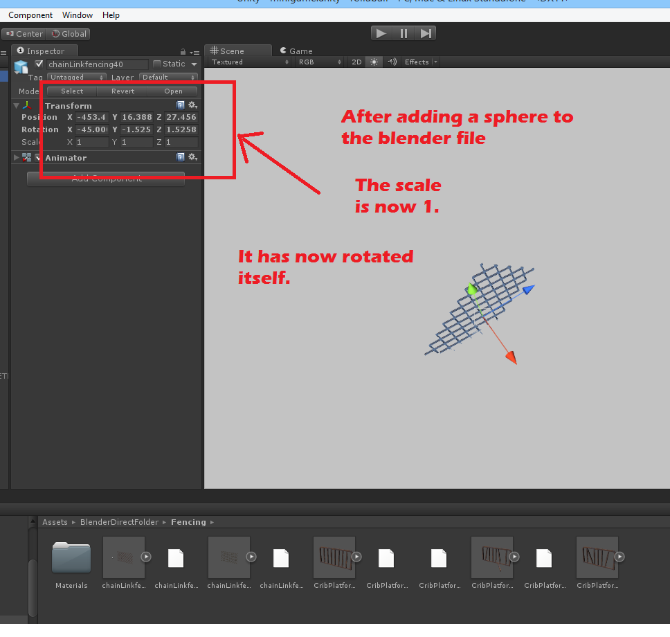 [SOLVED] Problems with rotations/scale of models imported from Blender - Unity Engine - Unity ...