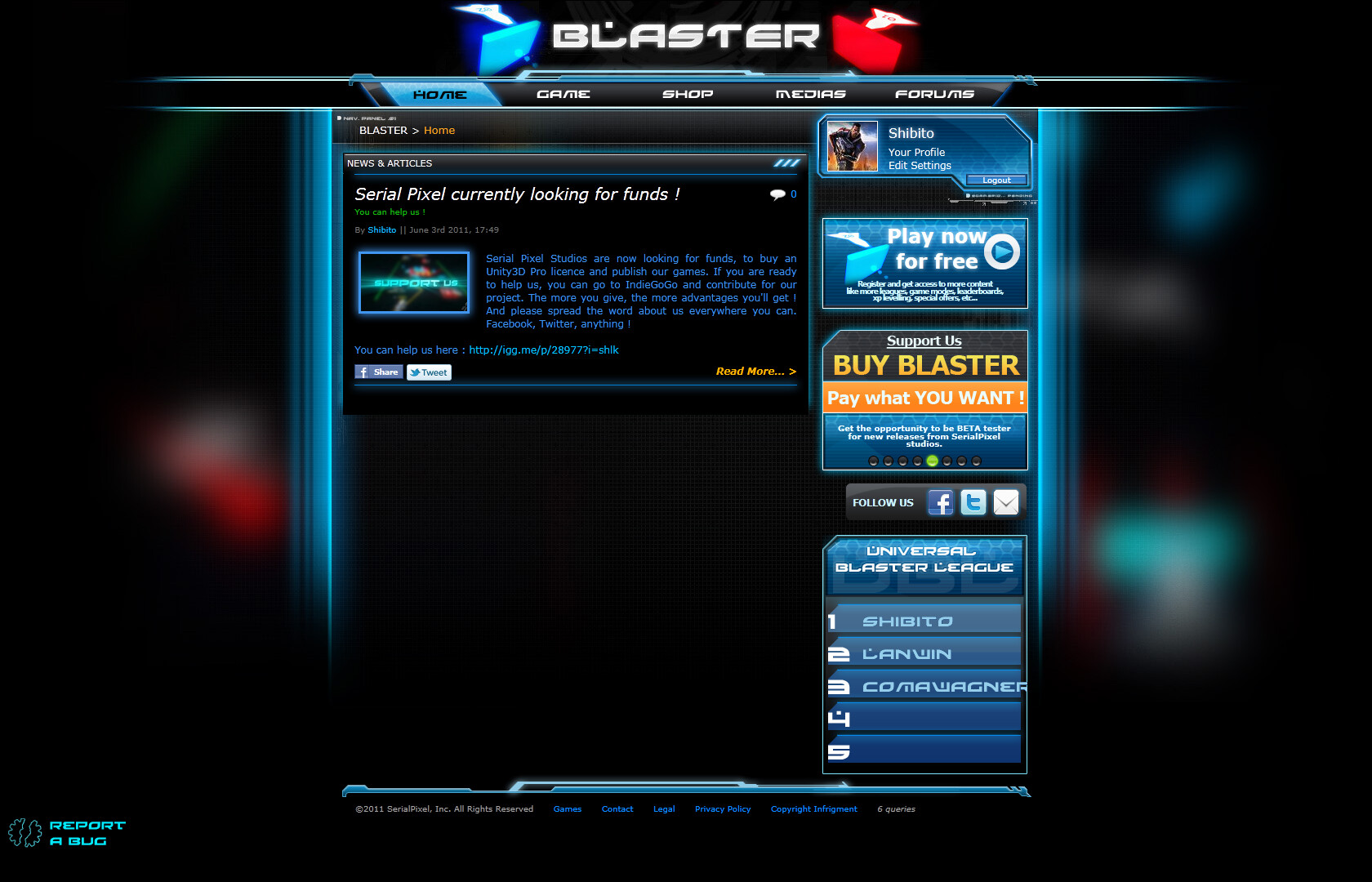 Blaster Game - Community Showcases - Unity Discussions