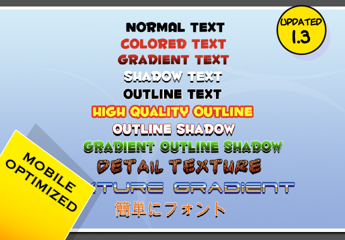 Easy Font - Page 4 - Community Showcases - Unity Discussions