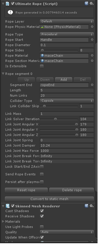 Ultimate Rope Editor - New powerful rope physics for Unity3D [RELEASED ...