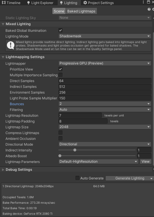 Getting spotty baked lightmaps with simple lighting setup using mixed lighting - Unity Engine ...