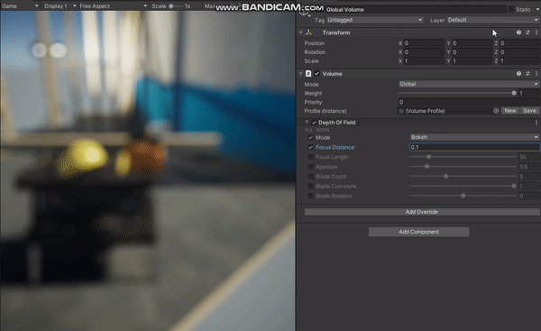 [SOLVED] Changing dof via script does not work. - Unity Engine - Unity Discussions