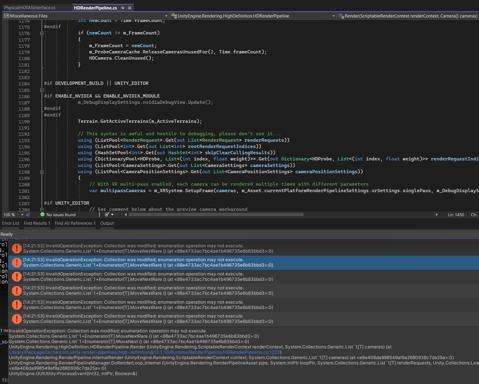 InvalidOperationException when migrate to HDRP - Questions & Answers - Unity Discussions