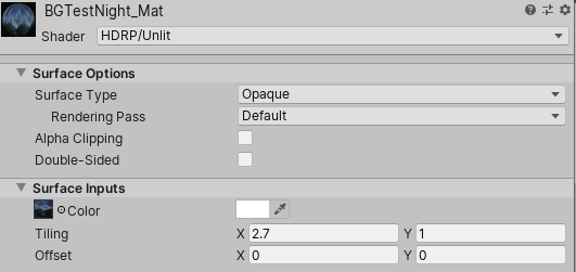 Change offset values of HDRP/Unlit shader - Unity Engine - Unity Discussions